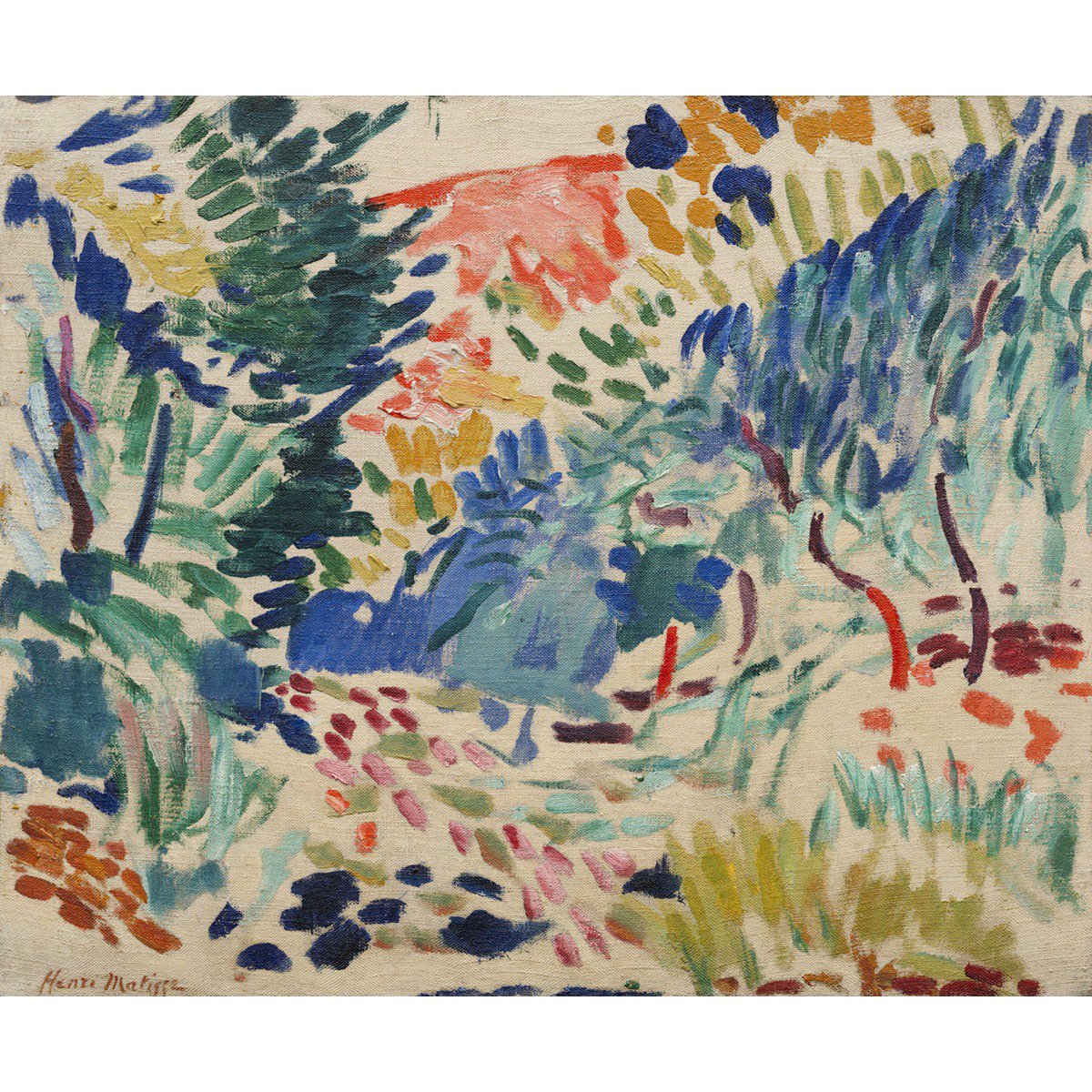 Henri Matisse - Landscape at Collioure - 40x50 Inch Rolled Canvas Wall ...