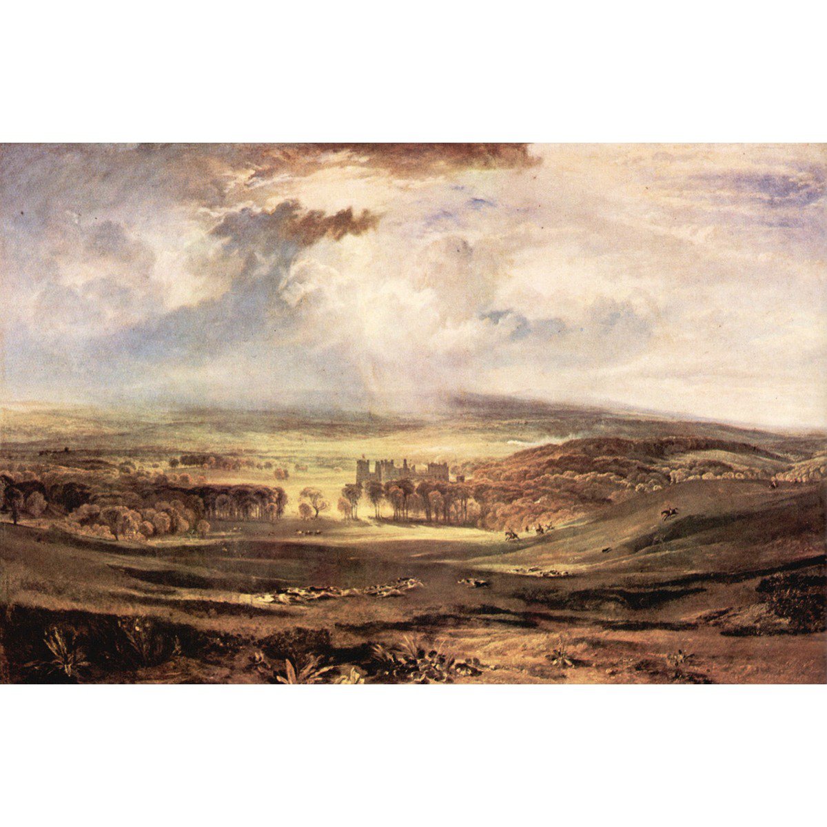 Raby Castle by Joseph Mallord Turner - 30x40 Inch Rolled Poster Wall ...