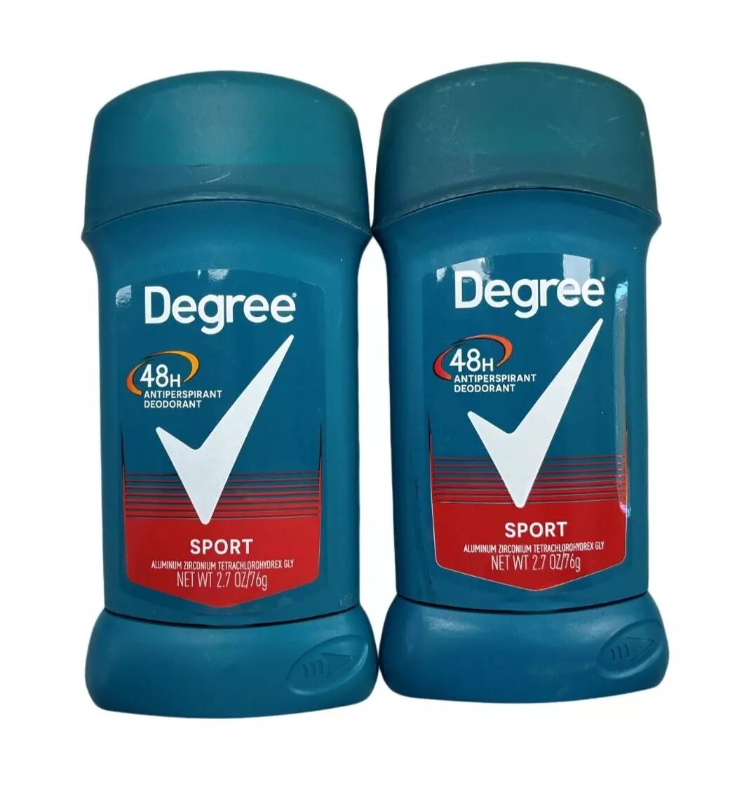 Degree Men Antiperspirant / Deodorant SPORT Solid 2.7oz ( 2 pack ) /