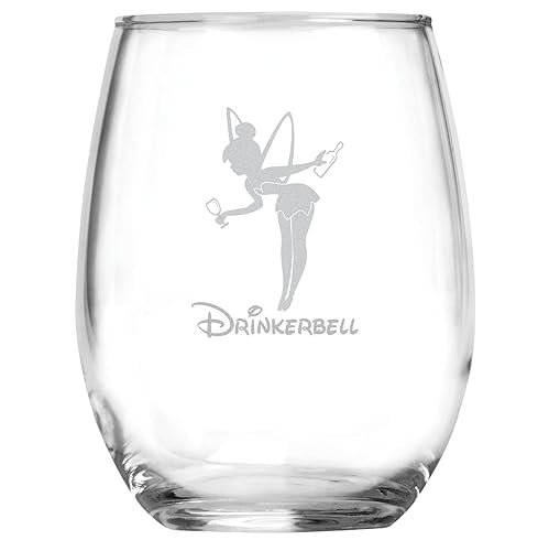 Drinkerbell (15 oz) Tinkerbell Fairy Wine Lovers Gifts - Funny Gag Birthday