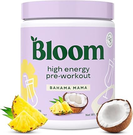 Bloom Nutrition High Energy Pre Workout Powder, Amino Energy