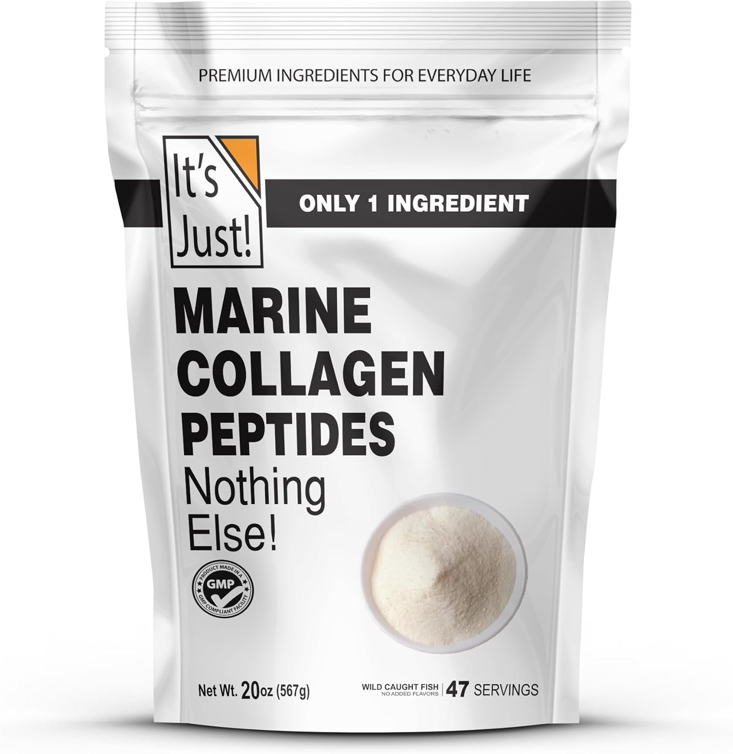 It's Just! - Marine Collagen Peptides Types I & III, Whitefish Source ...