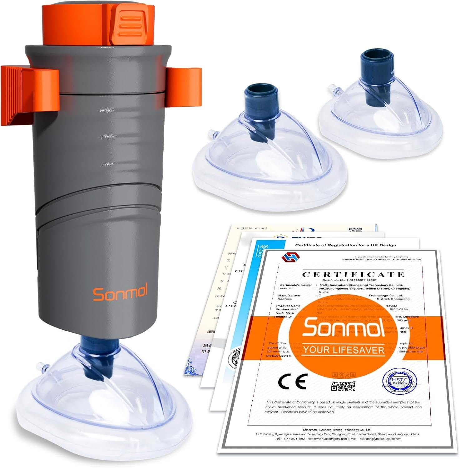 Automatic Choking Rescue Device for Kids and Adults with 3 Masks ...