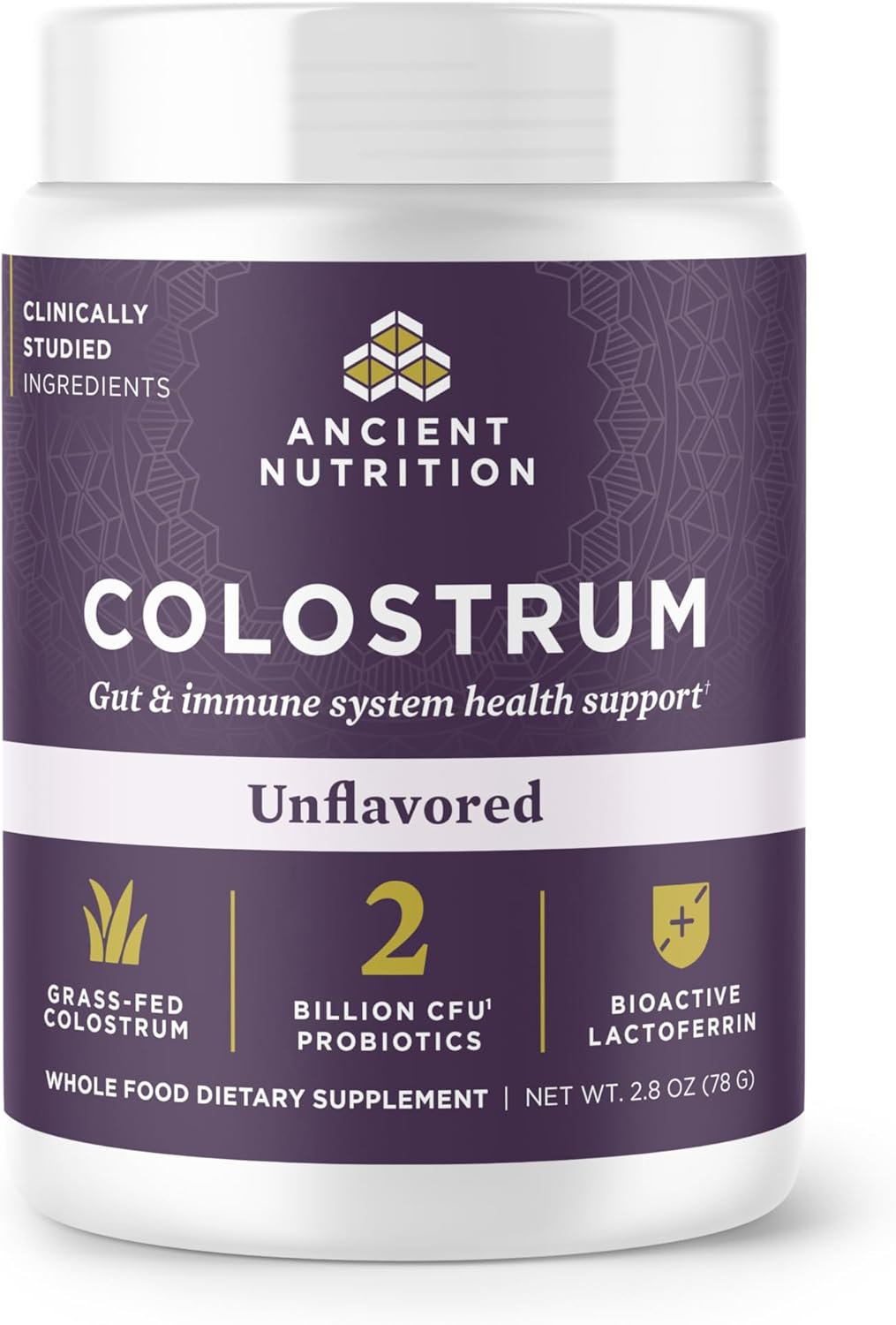 Ancient Nutrition Colostrum Superfood Powder, Grass Fed Bovine Colostrum,