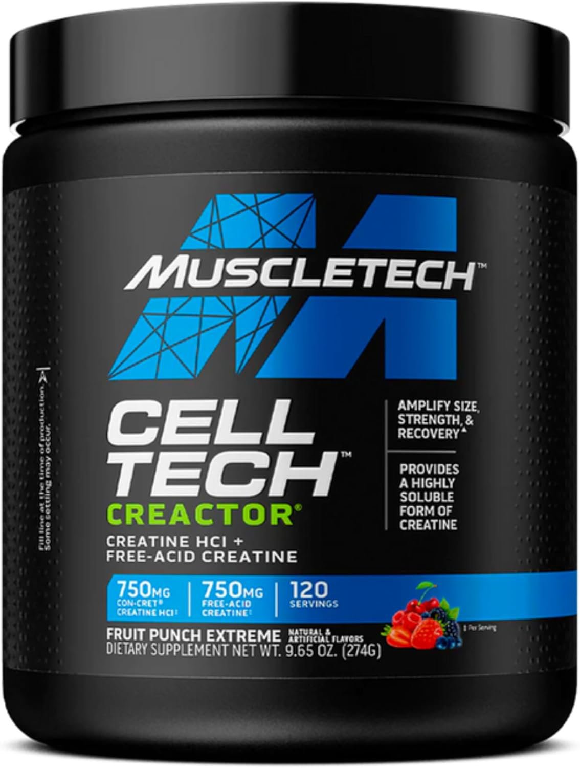 MuscleTech Cell-Tech Creactor - Creatine HCl Formula - Muscle Builder for Men & Women