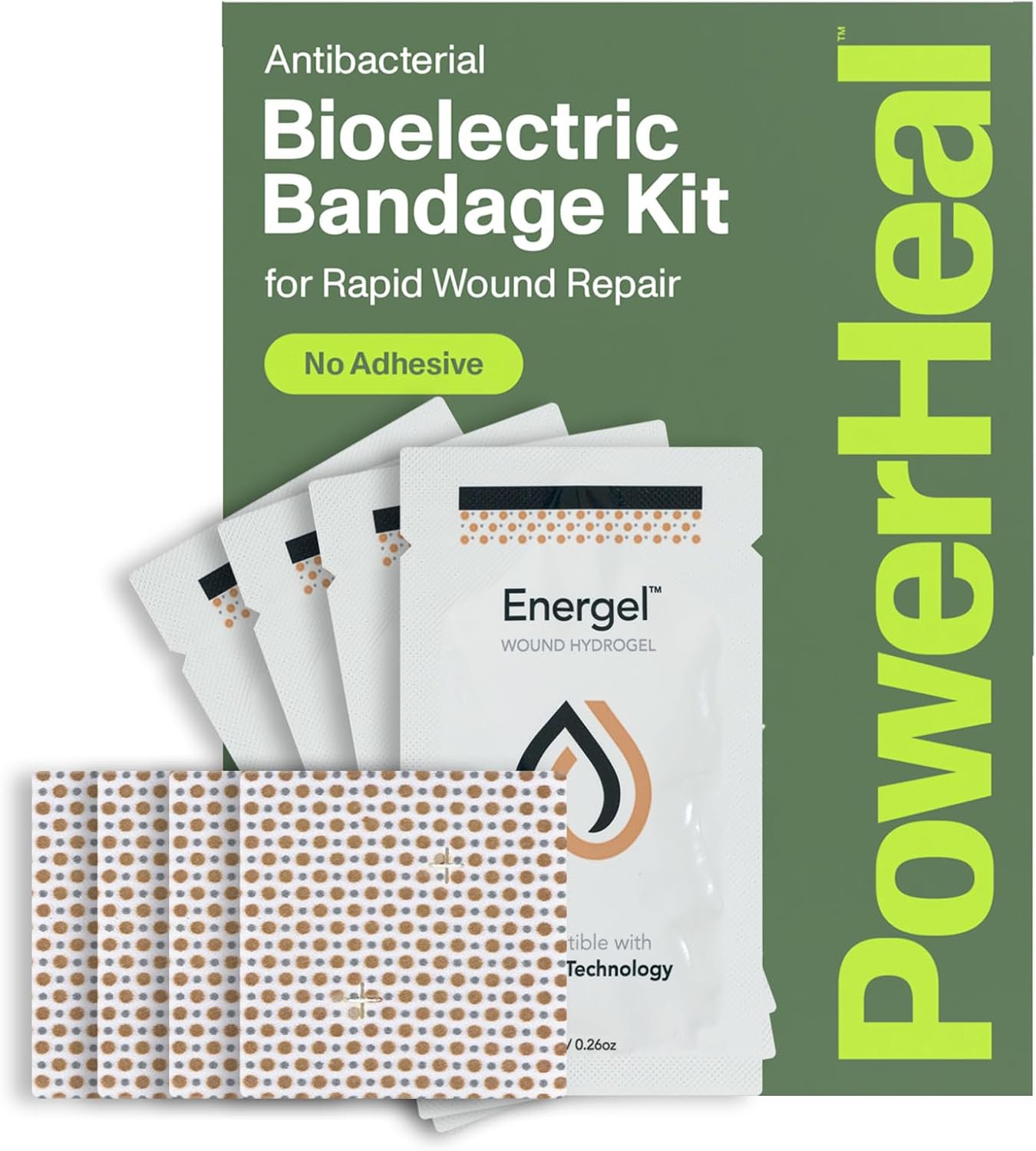 Bioelectric Bandage Kit for Wound Care & Healing – Single Layer No ...