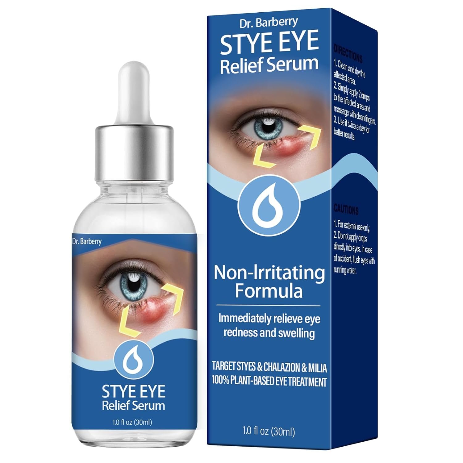 Stye Eye Treatment, Stye Relief Serum, Non-Irritating Formula, Immediatelty