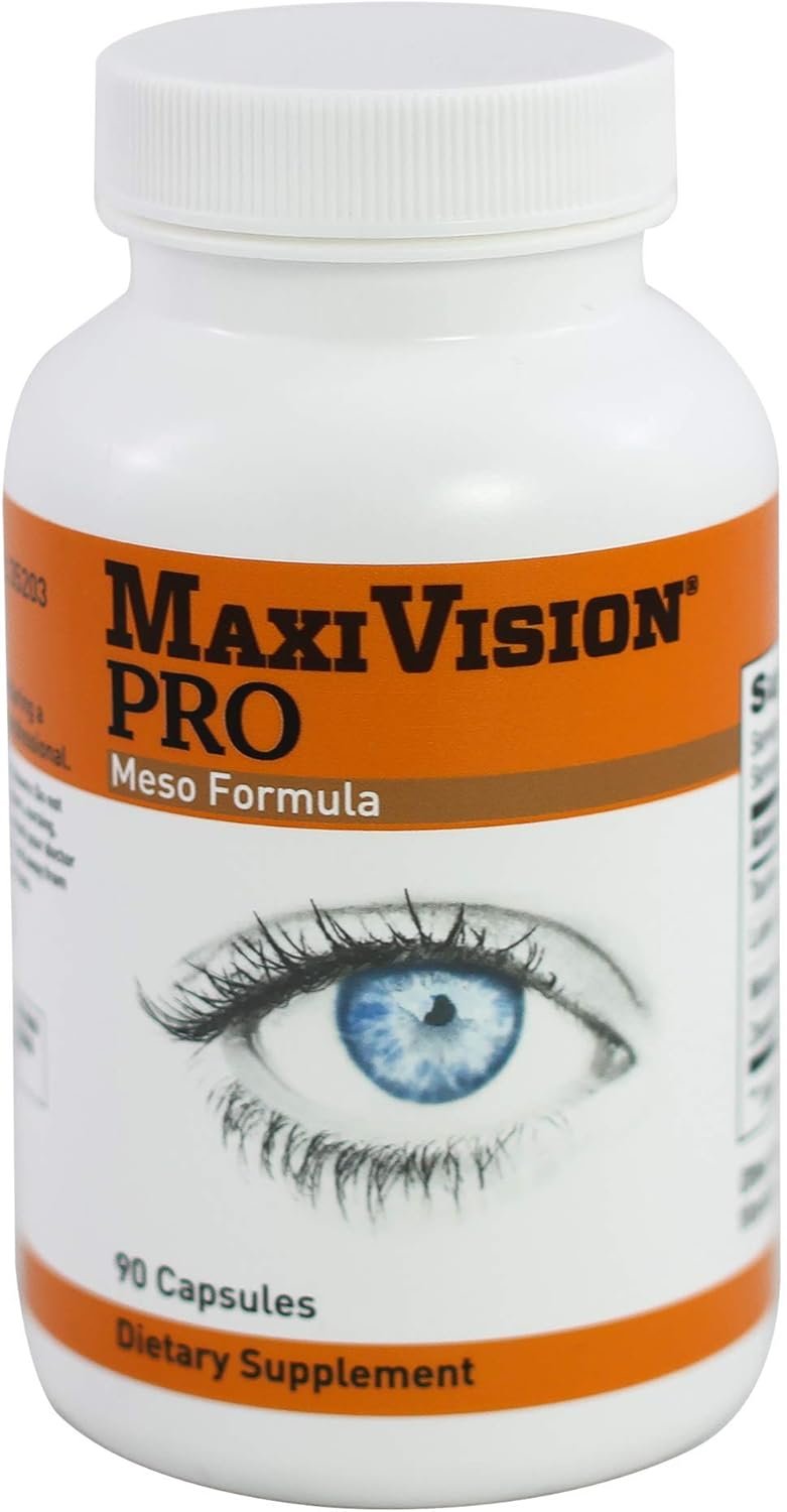 MaxiVision PRO Meso Formula - Mesozeaxanthin - Lutein - Zeaxanthin - 90 ...