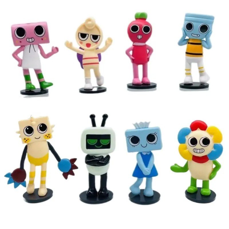 8Pcs/Set Dandy's World PVC Action Figure Toy Cartoon Dandy World Horror ...