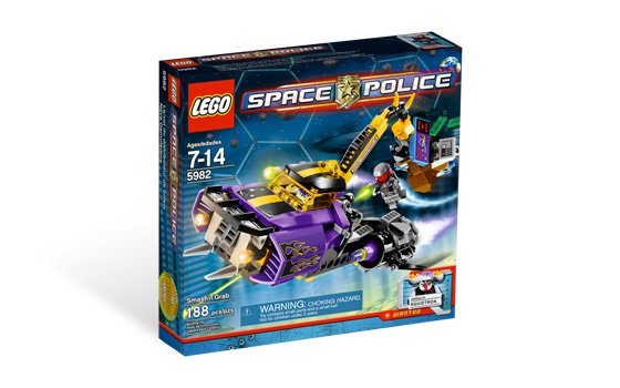 Lego Space Police Smash 'n' Grab 5982 (2010) New Factory Sealed Set!