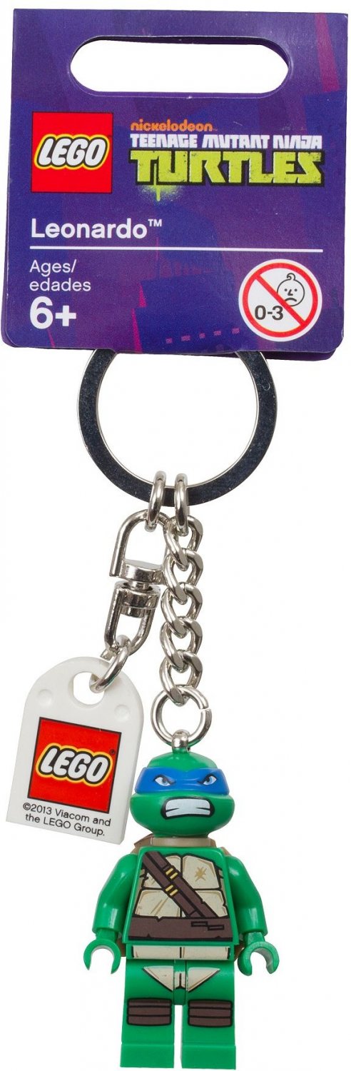 Lego Teenage Mutant Ninja Turtles Keychain Set of 4 (2103) New with Tags!