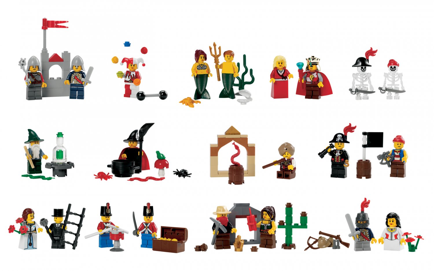 Lego Education Fairytale and Historic Minifigure Set 9349 (2011) New ...