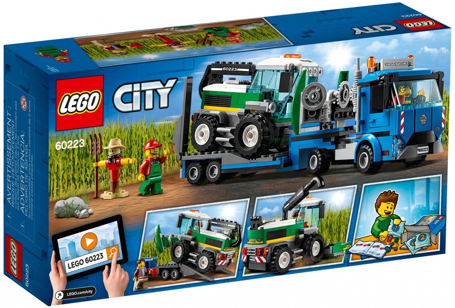 Lego City Harvester Transport 60223 (2019) New! Sealed! Farmer Farming