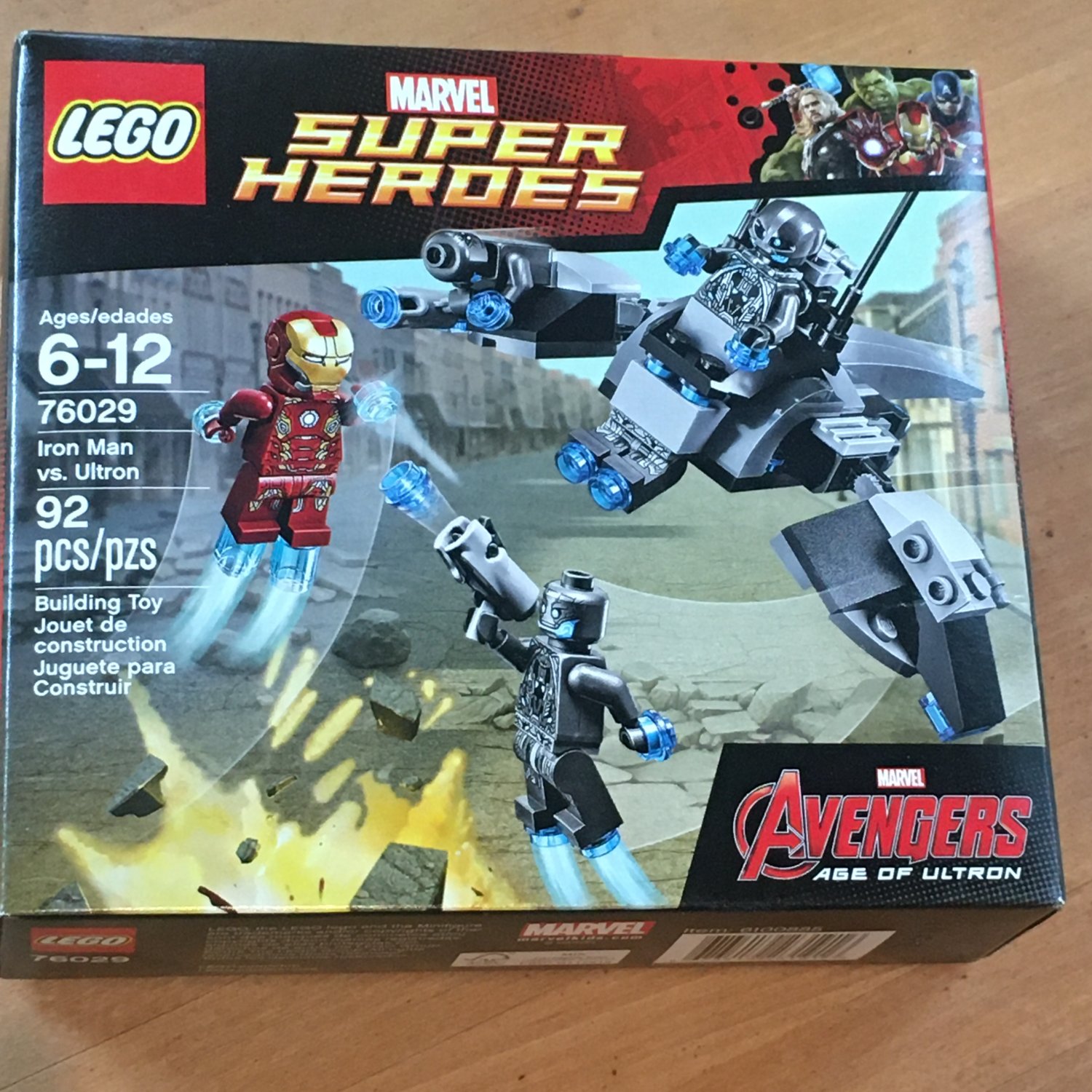 Lego Iron Man vs. Ultron 96029 (2015) Marvel Super Heroes New Factory ...