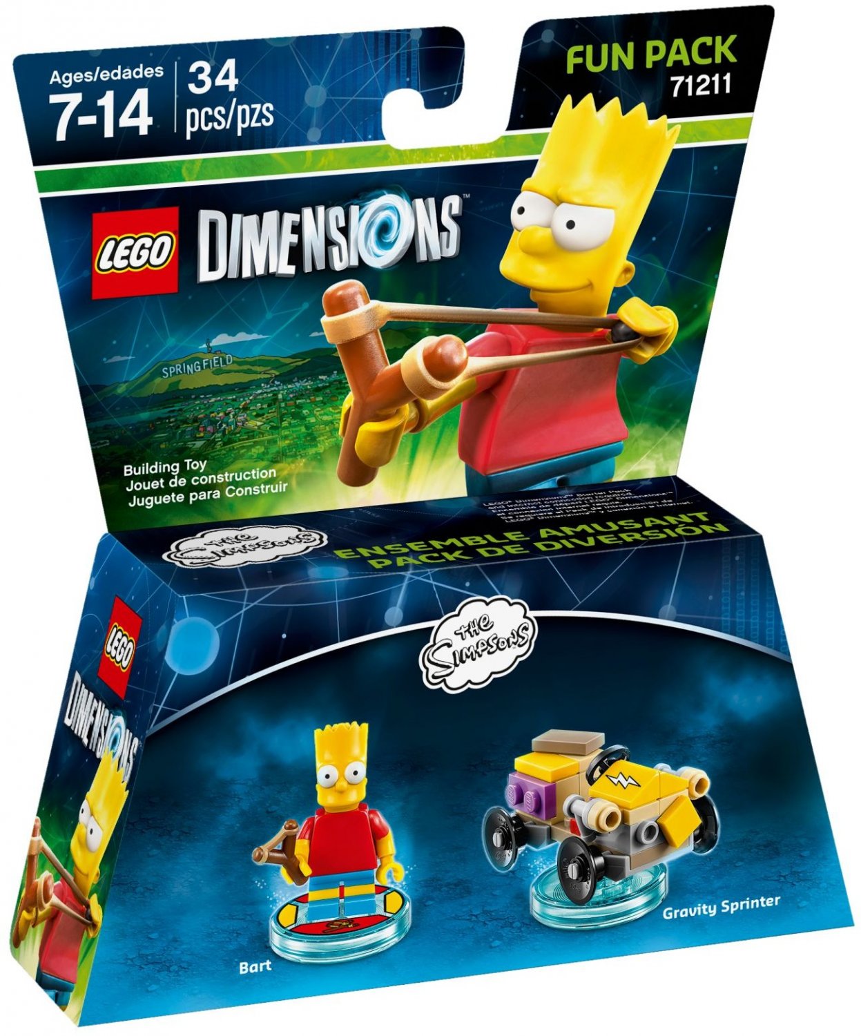 Lego Dimensions BART SIMPSON Fun Pack 71211 (2014) New Factory Sealed ...