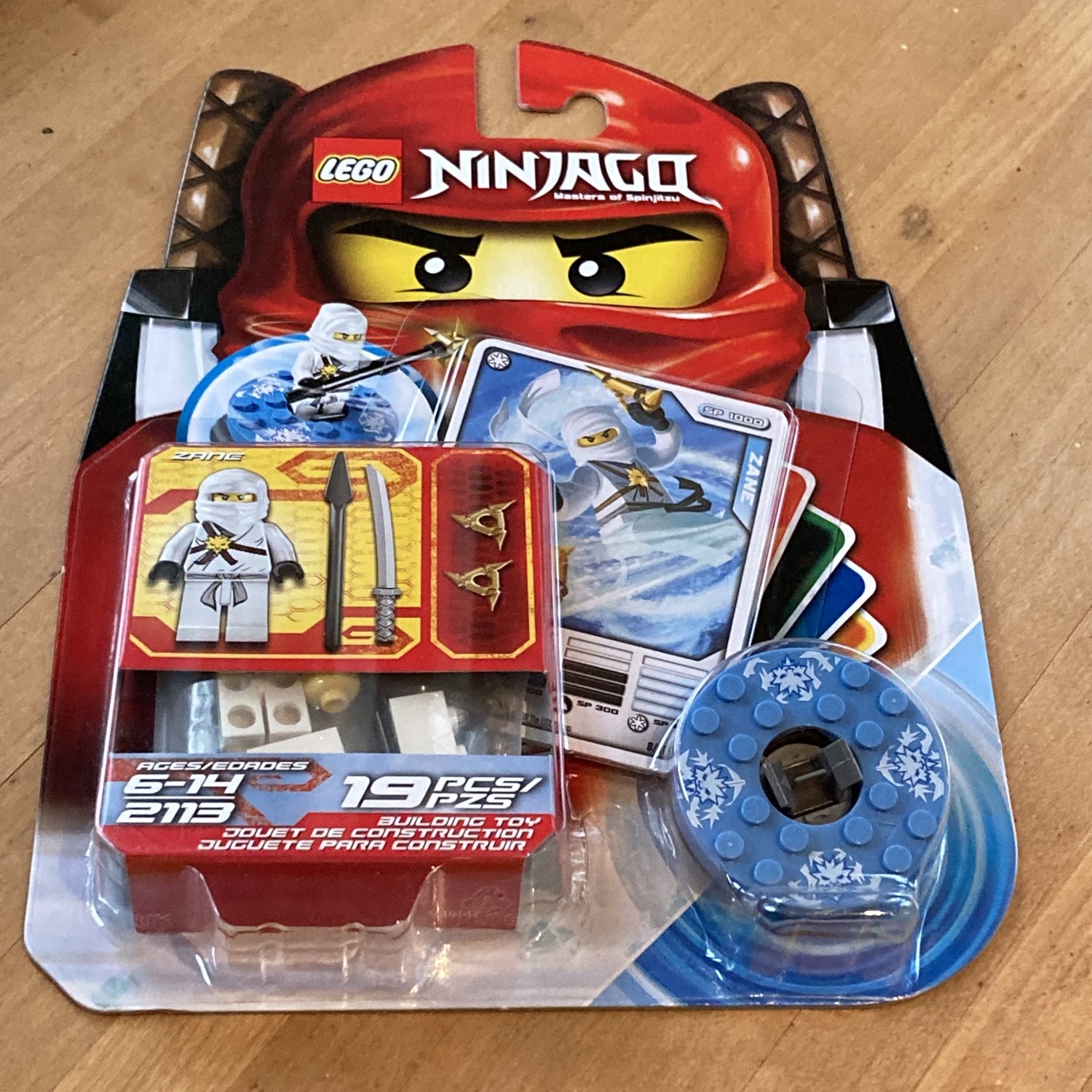 Lego Ninjago Zane Spinjitsu Master 2113 (2011) New in Package! Rarest!!
