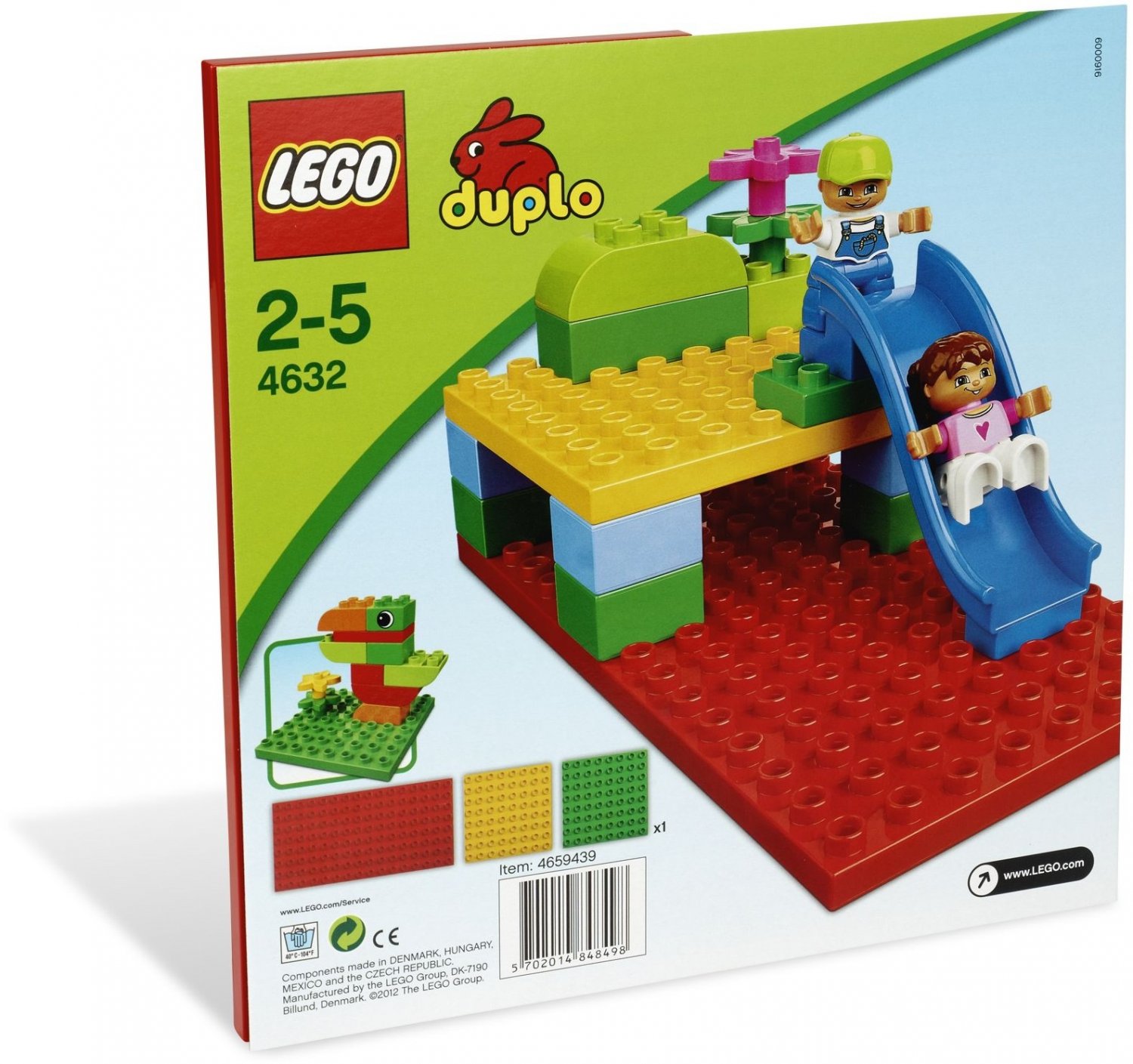 Lego DUPLO Building Plates 4632 (2012) New! Factory Sealed Set! Pre-school