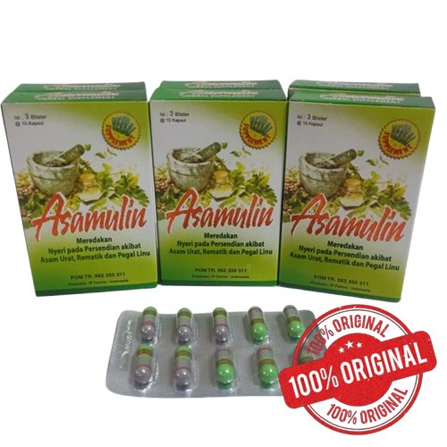 8 box ORIGINAL asamulin capsulle for Gout, cholestrol,Rheumatism,kneck ...
