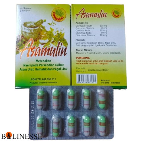 10 Boxes Asamulin capsulle for gout cholestrol,rheumatism,kneck,etc