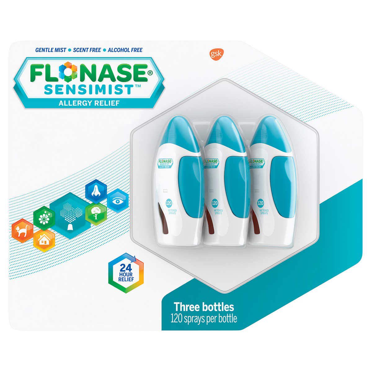 Flonase Sensimist Allergy Relief Nasal Spray, Great Size 1 Pack ( Total ...