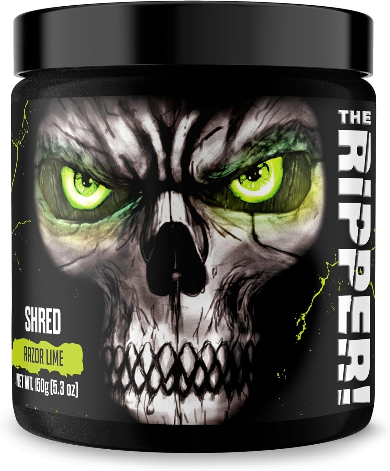 JNX SPORTS The Ripper! Shredding Thermogenic Fat Burner - Razor Lime 30 ...