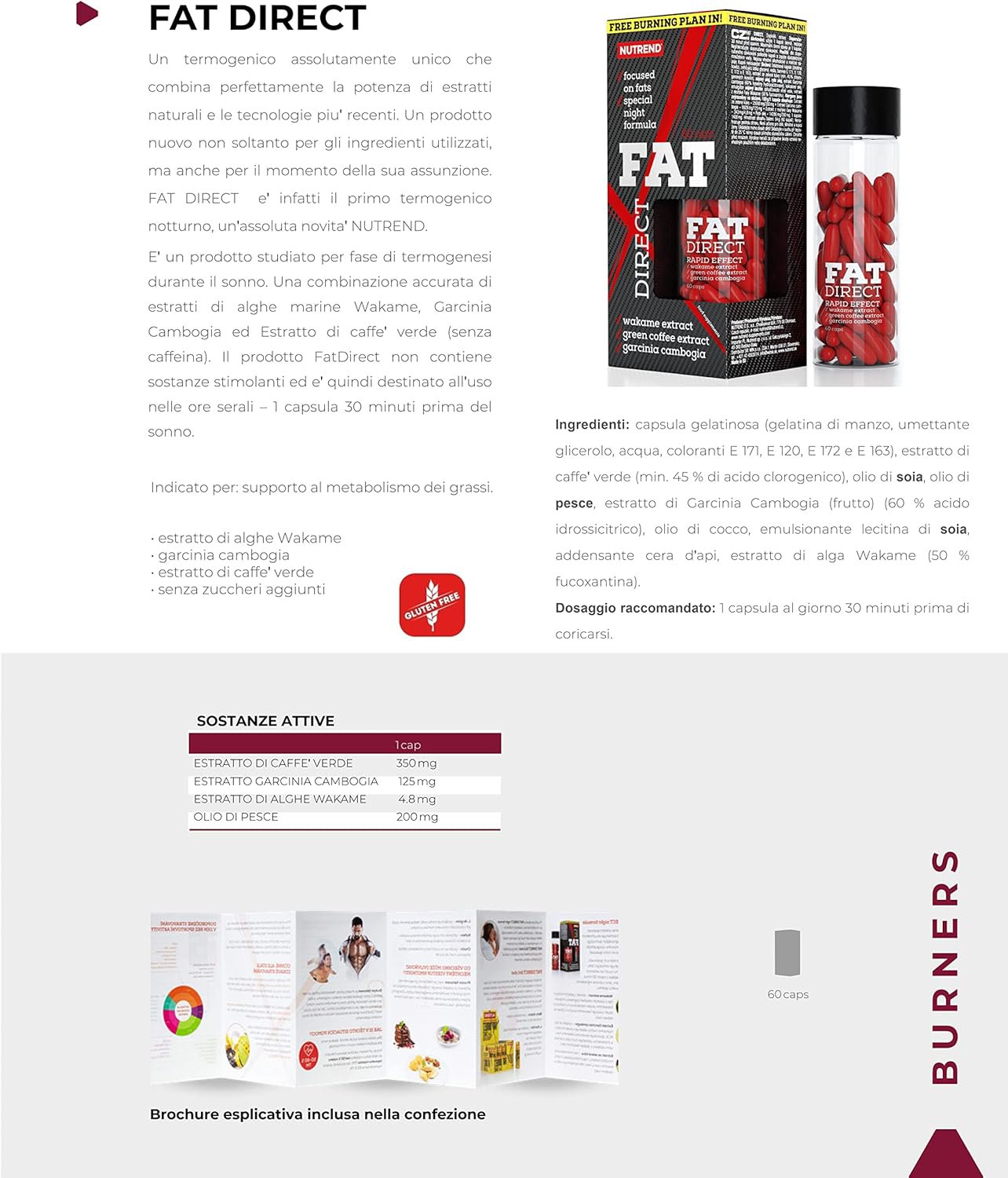 Nutrend Fat Direct - 60 Capsules
