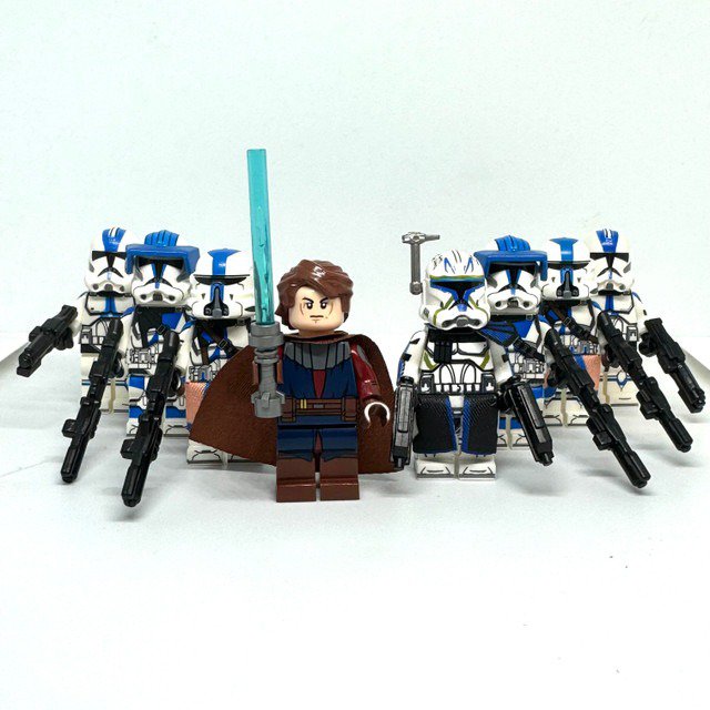 501st Clone Army Bundle Star Wars Minifigures Anakin Skywalker Captain ...
