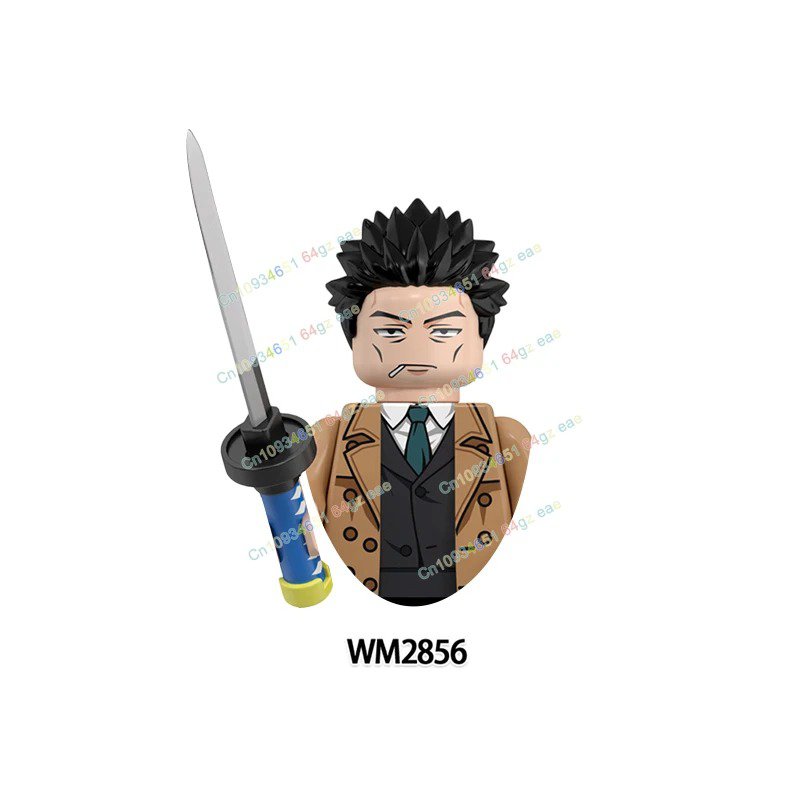 Anime Character Building Blocks DIY Action Figure Toys Surprise Gift A7