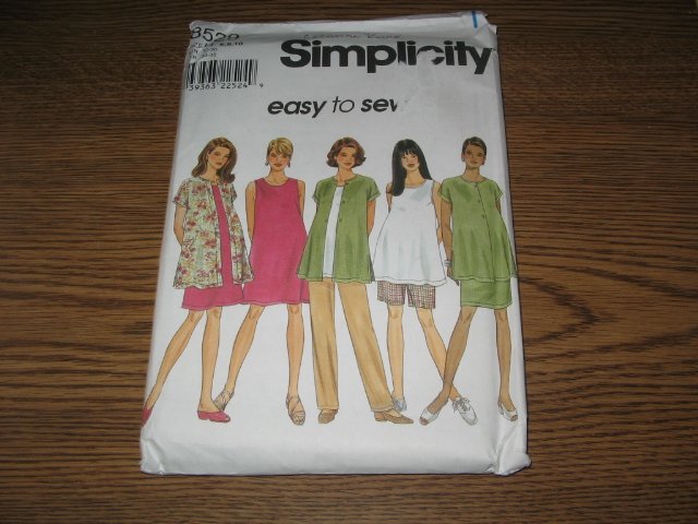 Maternity Shorts Dress Top Shirt Skirt Pants Shorts Sewing Pattern Size ...