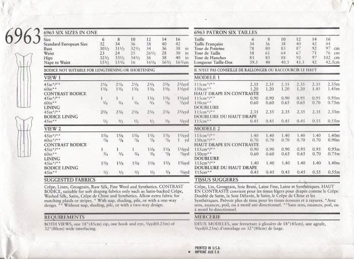 Misses' Evening Dress Sewing Pattern Size 6-16 Simplicity New Look 6963 ...