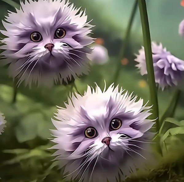 50 Pcs Cat's eye dazzle flower Purple Tiger Face flower Seeds