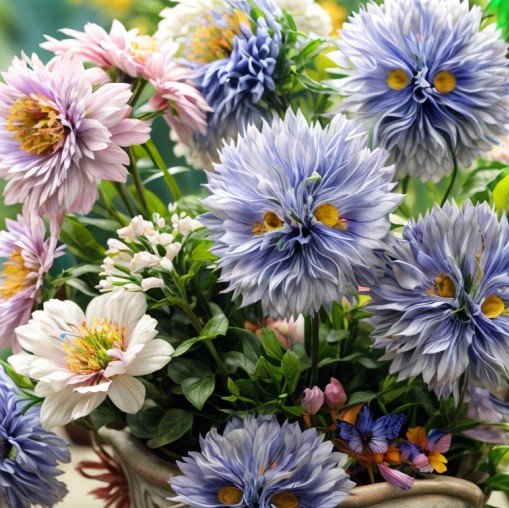 100 Pcs Cat's eye dazzle flower Big Face Blue flower Seeds