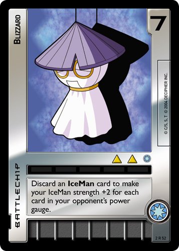 MEGAMAN GAME CARD MEGA MAN 2R52 BLIZZARD