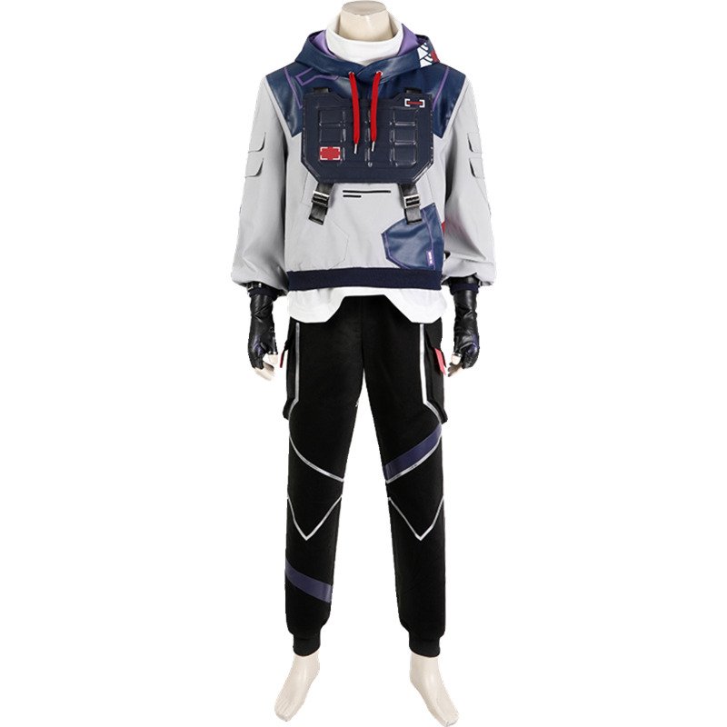 VALORANT ISO Costume Outfits Cosplay Halloween Carnival Suit
