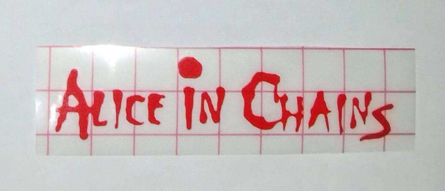 Alice in Chains Vinyl Decal, 90s Grunge, Bleed The Freak, Junkhead ...