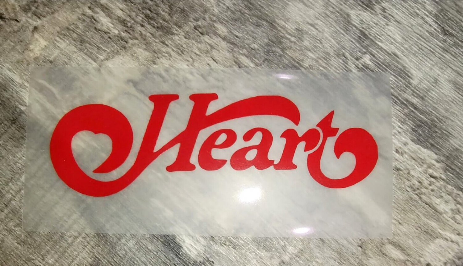 HEART Vinyl Decal, Female-Fronted Rock Band, Ann and Nancy, Magic Man ...