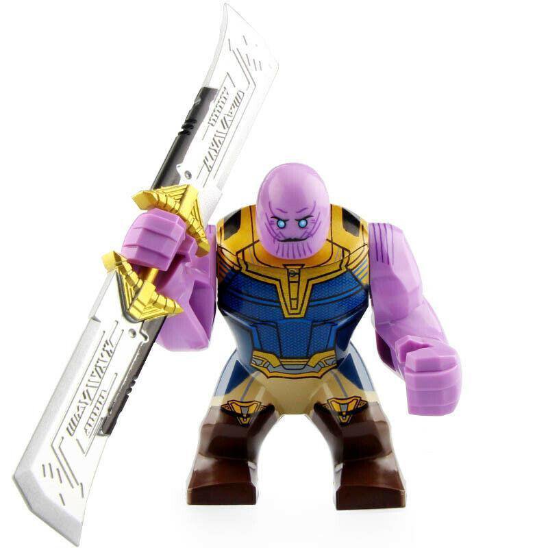 Thanos & Weapon Double-Edged Sword - Marvel Avengers Endgame Minifigure Toy
