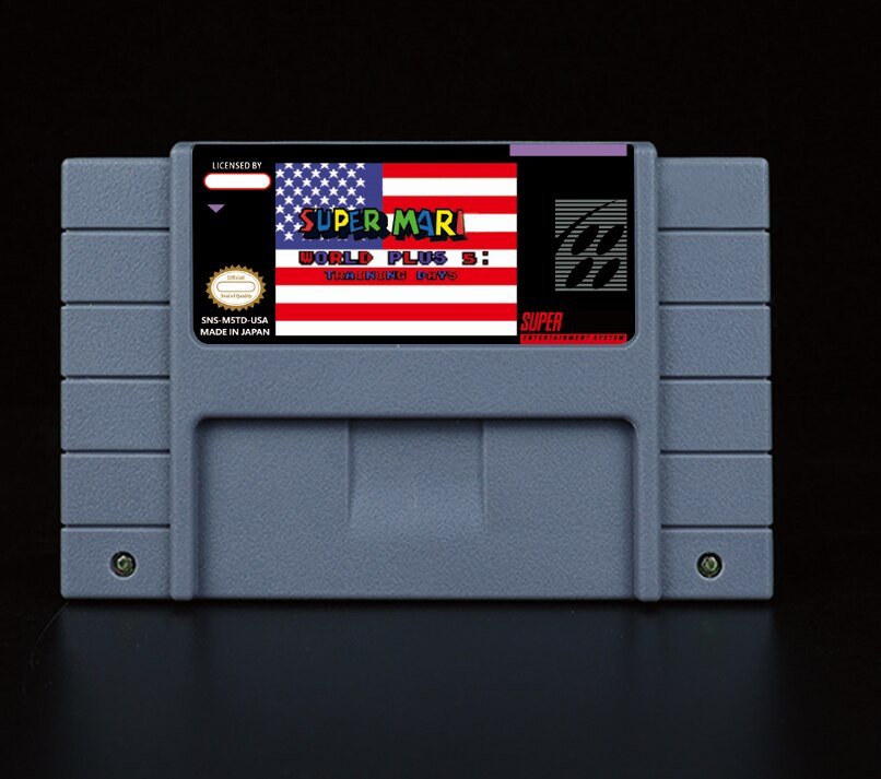 Super Mario World Plus 5 - Training Days FOR SUPER NINTENDO USA NTSC SNES