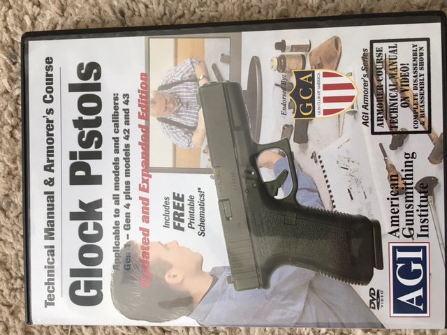 Glock Pistols DVD Technical Manual & Armorer's Course American ...