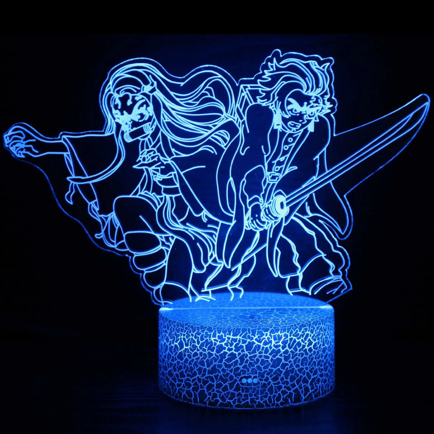 Kimetsu No Yaiba Nezuko Kamado Figure 3D Led Night Light for Bedroom ...