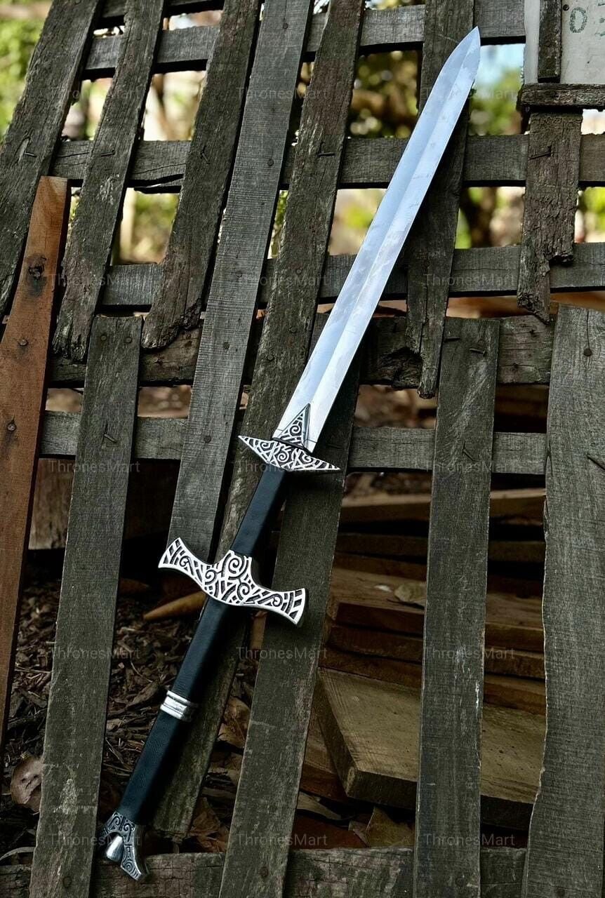 Skyrim Sword Replica Two Handed Dragonborn Elder Scroll Battle Ready ...