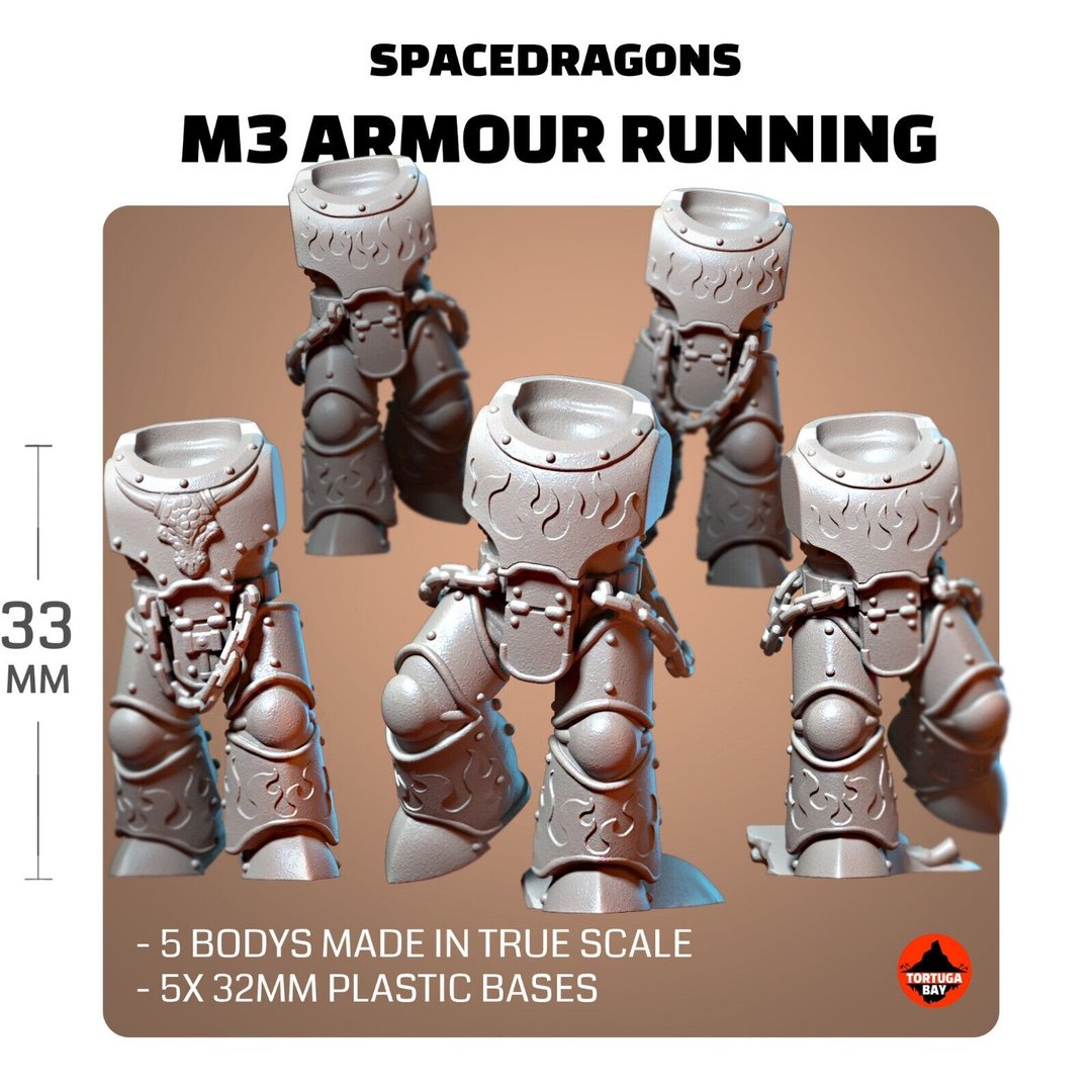 Tortuga Space Dragons M3 Runnig Armour (The third party body) YY-PJ450