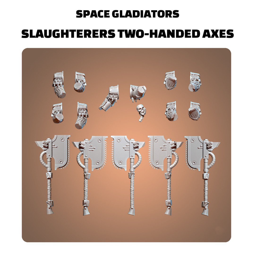 Slaughterers Two-handed Axes (The third party ) YY-PJ464