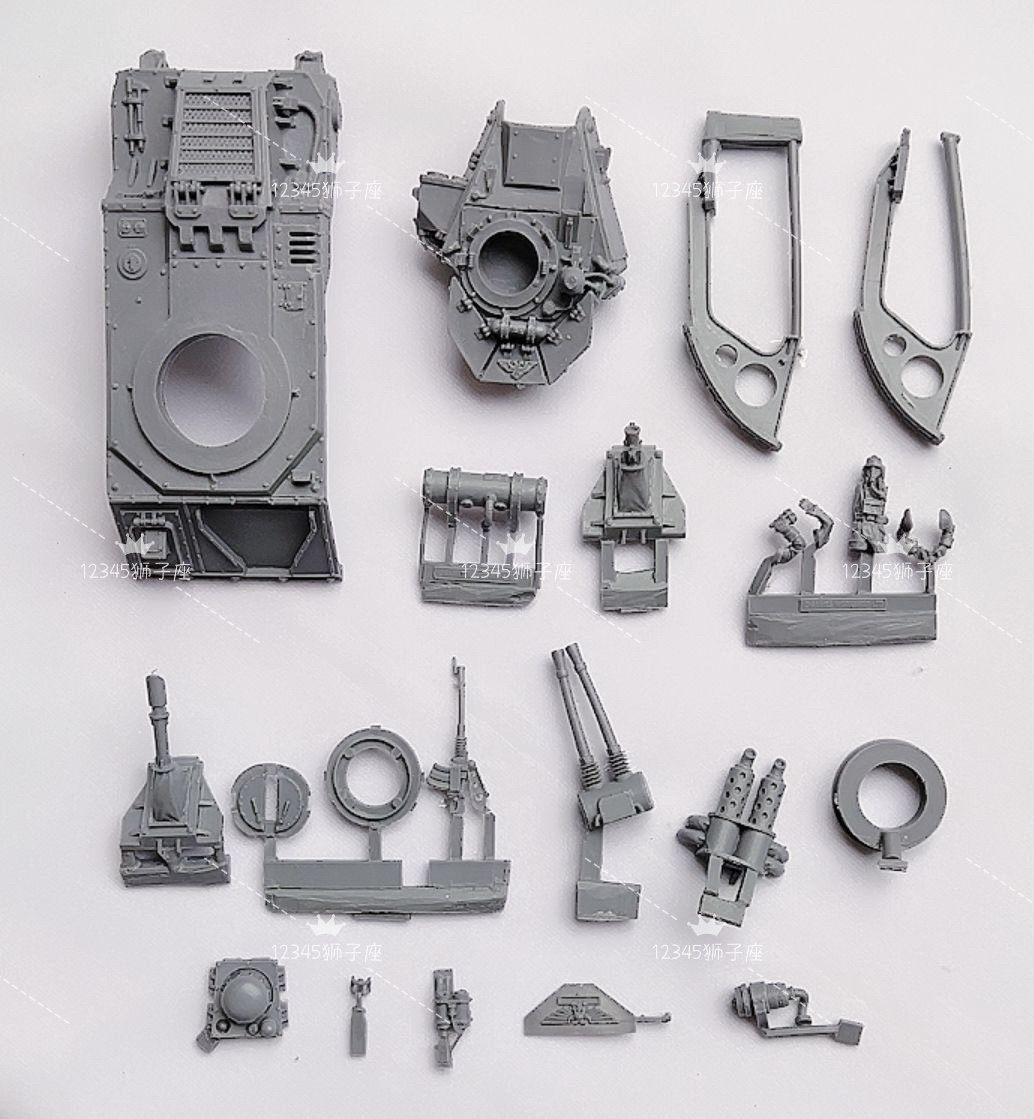 Death Korps of Krieg Mars Alpha Pattern Leman Russ Exterminator Parts ...