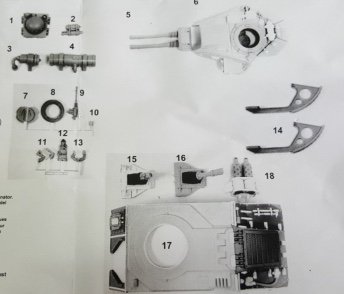Death Korps of Krieg Mars Alpha Pattern Leman Russ Exterminator Parts ...