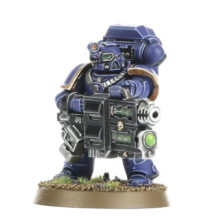 Space Marine Grav-Cannon and Back Pack Assemblies In Space Marine ...
