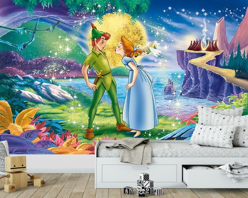Wall Mural Peter Pan, Cartoon, Movie, Photo Wallpaper for Kids Room ...