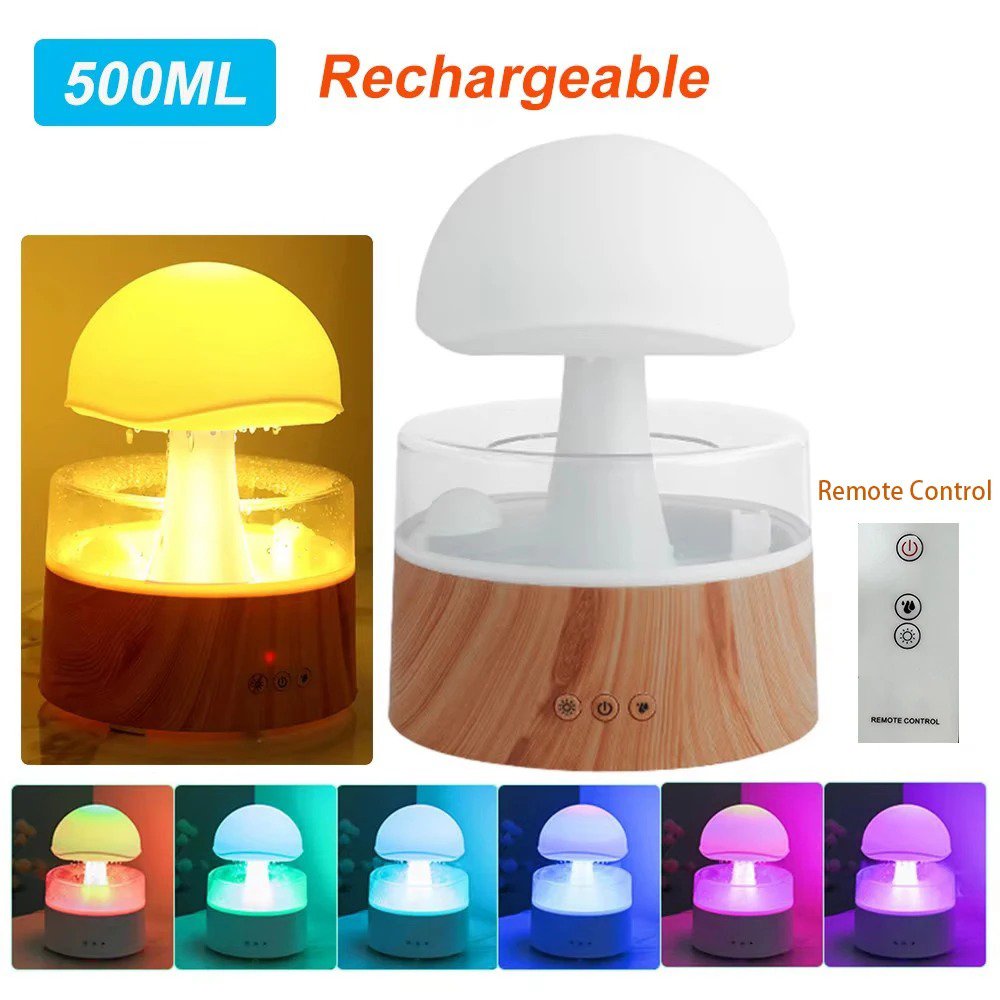 Wood grain battery_Mi Mushroom Air Humidifier Wireless Fragrance ...