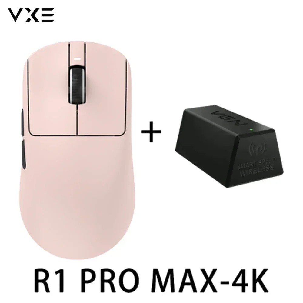 R1 Pro Max-4K Sakura_Vgn Vxe Dragonfly R1 Mouse Bluetooth Wireless R1 Se Pro Max Gamer Mouse Paw3395