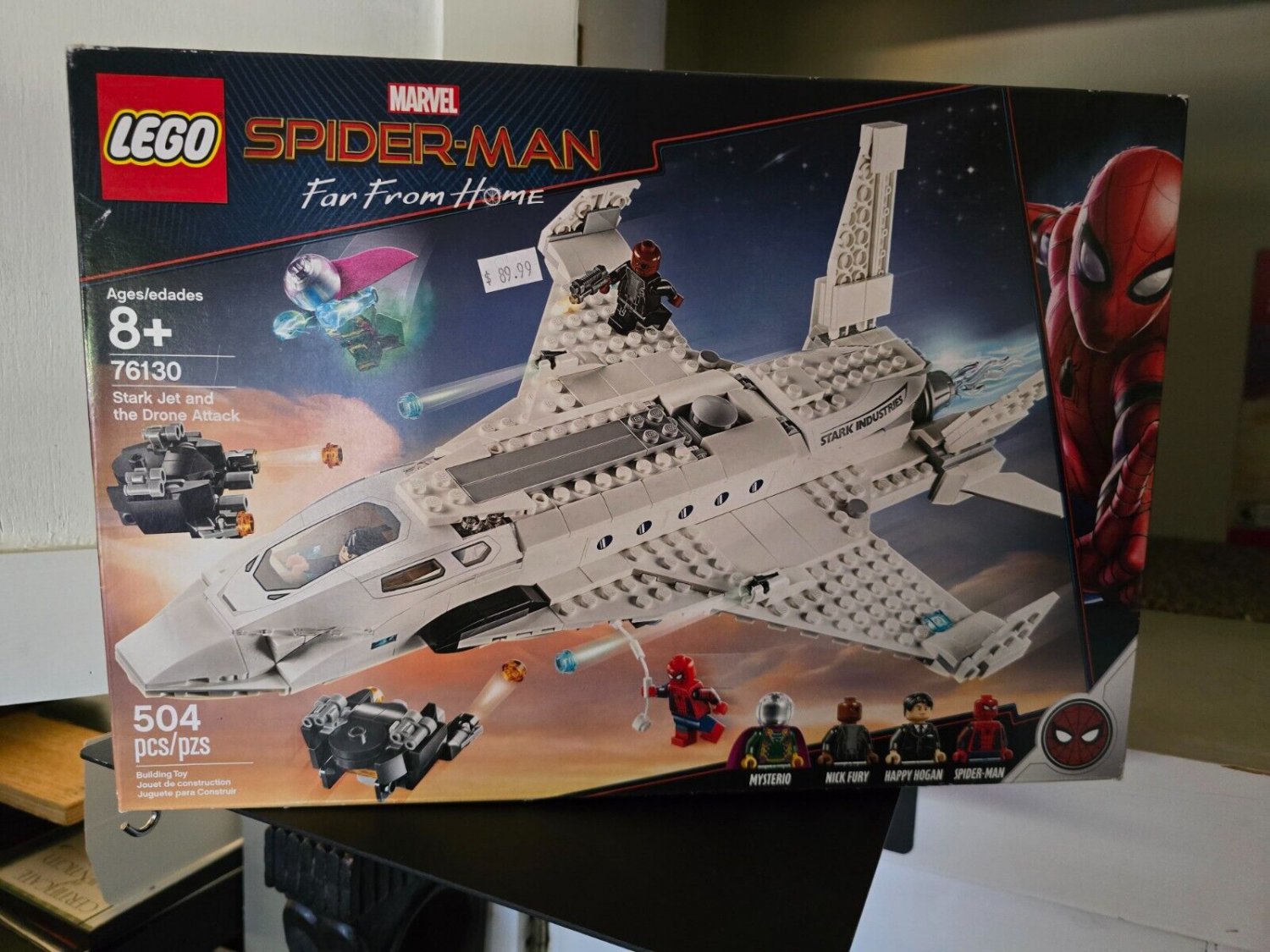 LEGO 76130 Spider man Stark Jet Drone Attack Brand New Sealed Box 504 ...